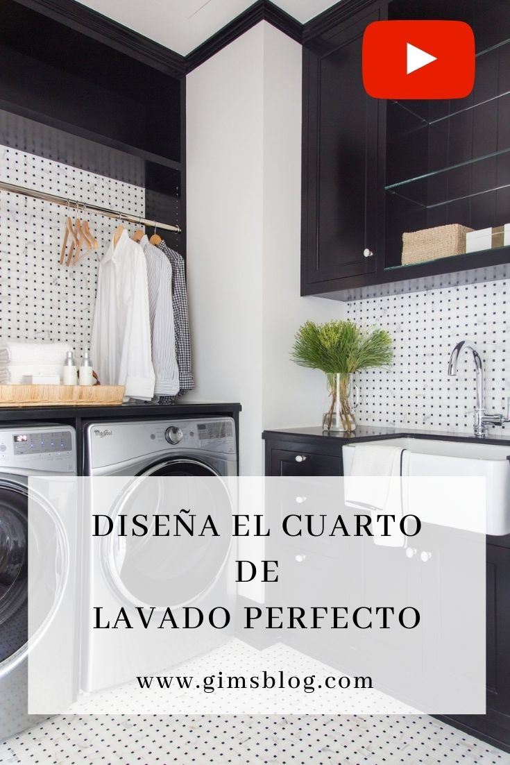 CÓMO DISEÑAR EL CUARTO DE LAVADO PERFECTO + TIPS